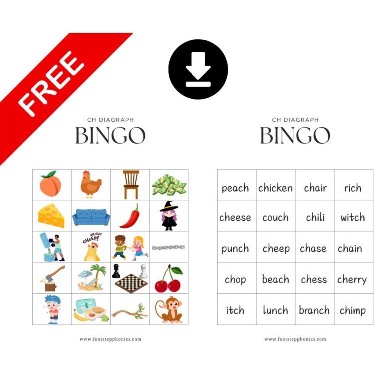 How to Teach the Consonant Digraph CH - FootStep Phonics